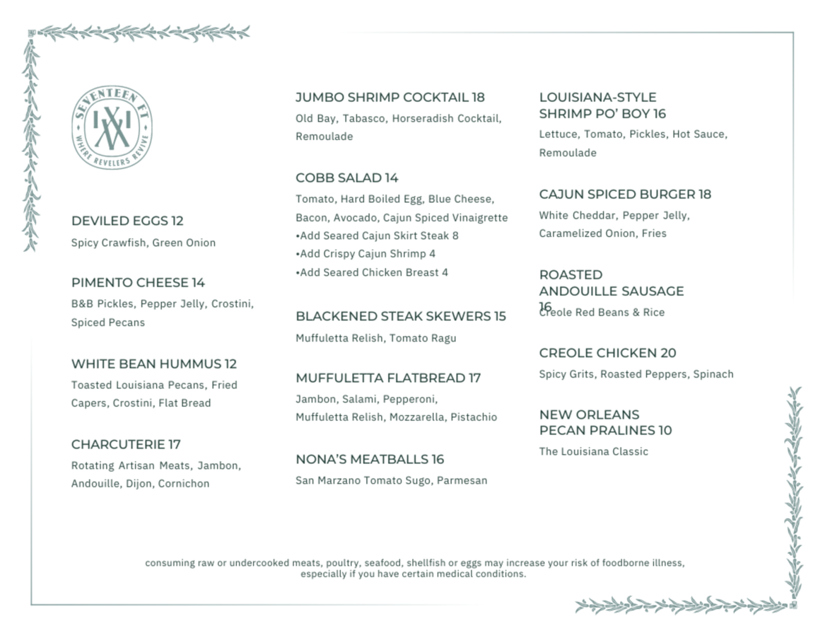 Garden District Restaurant | Hotel Tonnelle New Orleans